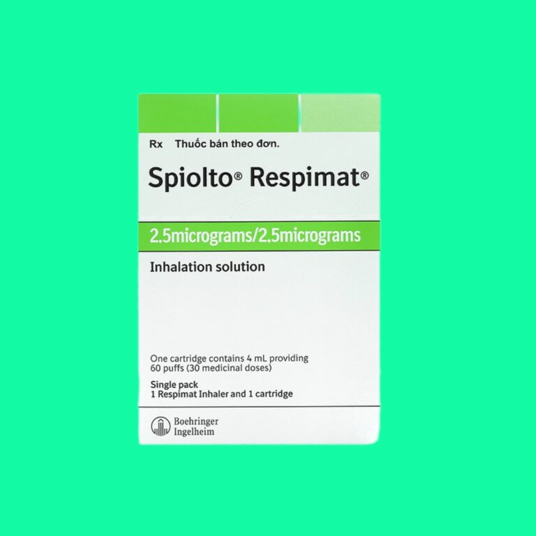 Thuốc Spiolto Respimat 2.5mcg/2.5mcg: Xịt khí dung điều trị tắc nghẽn ...