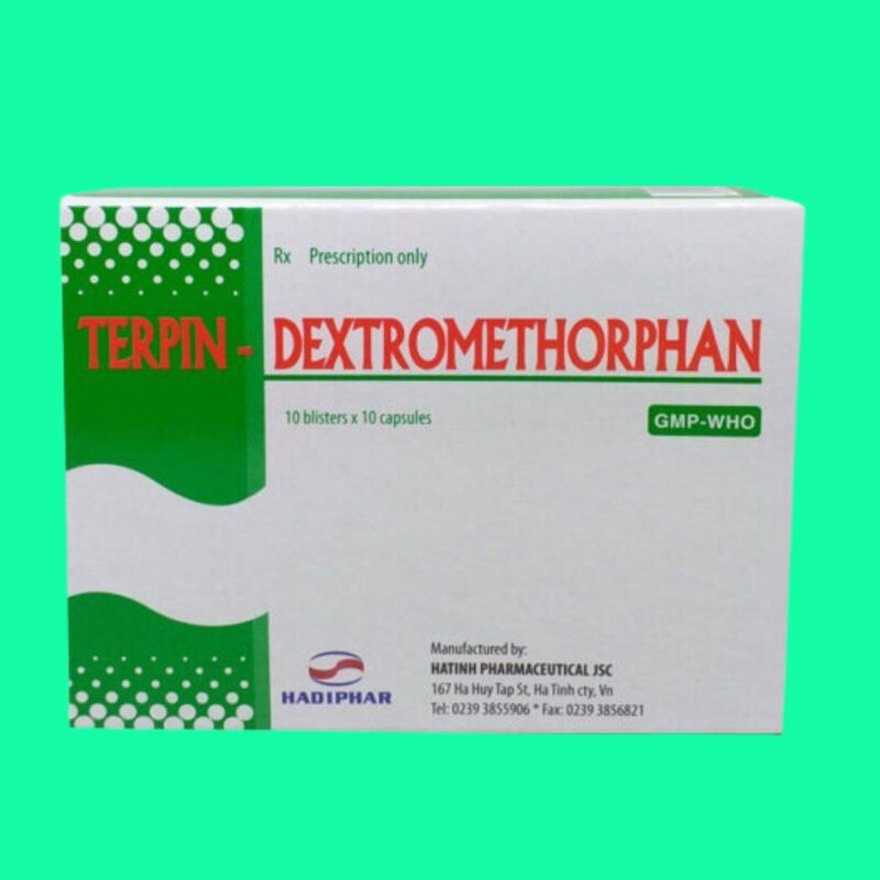 Thuốc Terpin - Dextromethorphan Hardiphar: Kiểm soát cơn ho hiệu quả ...