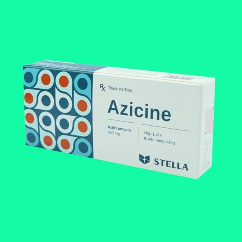Viên nang cứng Azicine 250mg - Kháng sinh điều trị nhiễm trùng hiệu quả ...