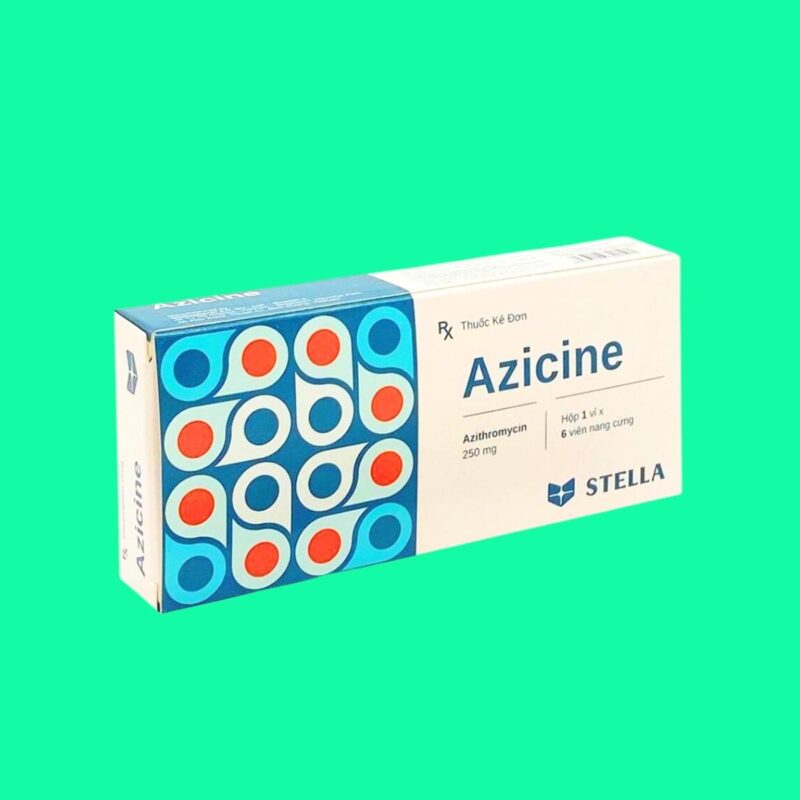 Viên nang cứng Azicine 250mg - Kháng sinh điều trị nhiễm trùng hiệu quả ...