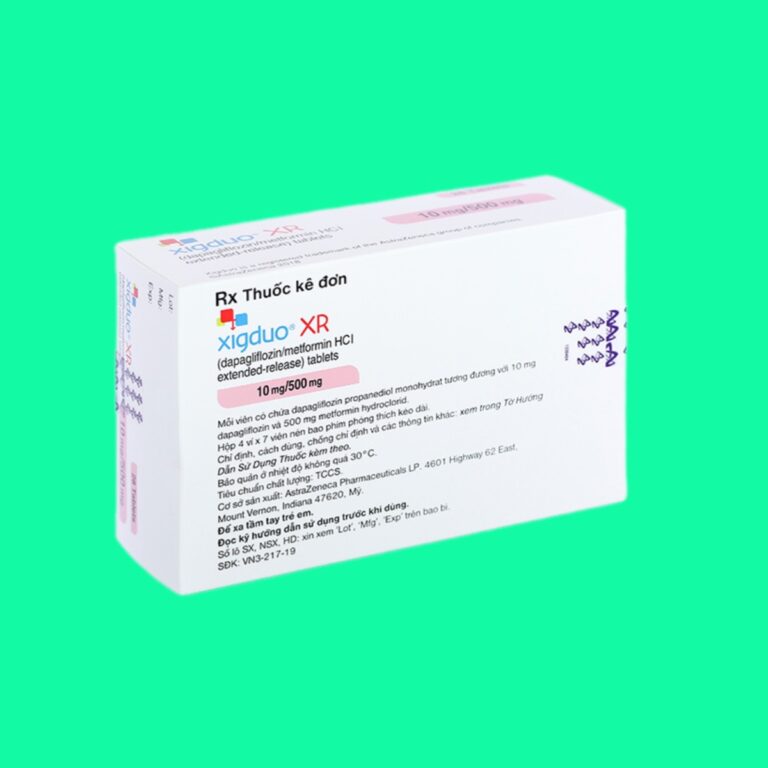 Thuốc Xigduo XR 10mg/500mg: Điều trị tiểu đường tuýp 2 - Dược sĩ Lưu ...