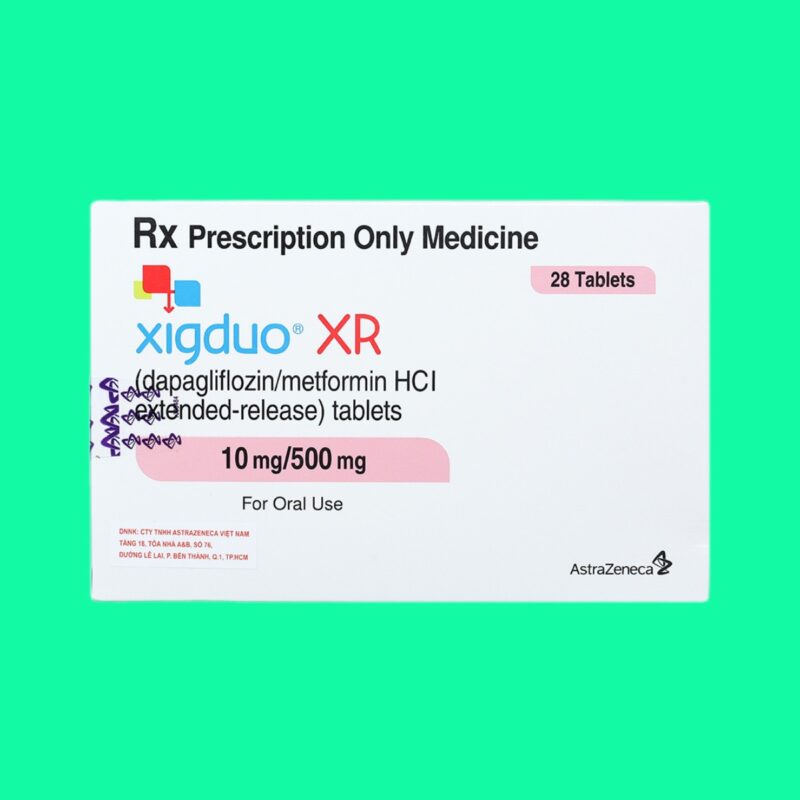 Thuốc Xigduo XR 10mg/500mg: Điều trị tiểu đường tuýp 2 - Dược sĩ Lưu ...