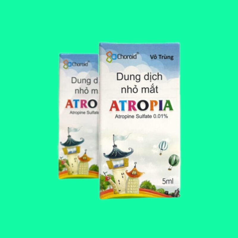 Atropia 0.01% 5ml: Dung dịch nhỏ mắt làm chậm tiến triển cận thị - Dược ...