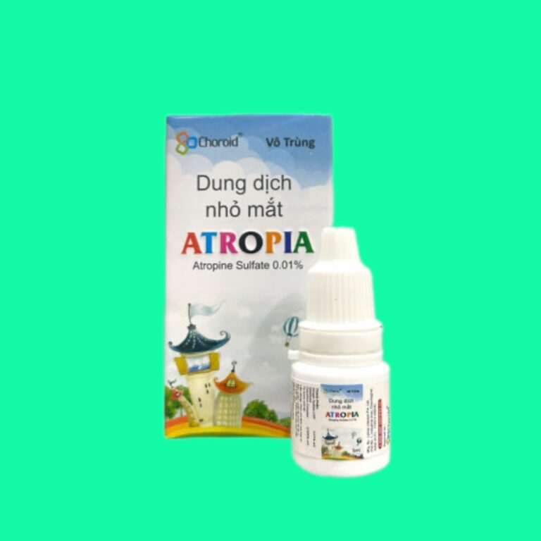 Atropia 0.01% 5ml: Dung dịch nhỏ mắt làm chậm tiến triển cận thị - Dược ...