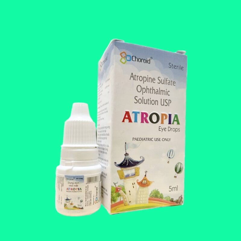 Atropia 0.01% 5ml: Dung dịch nhỏ mắt làm chậm tiến triển cận thị - Dược ...