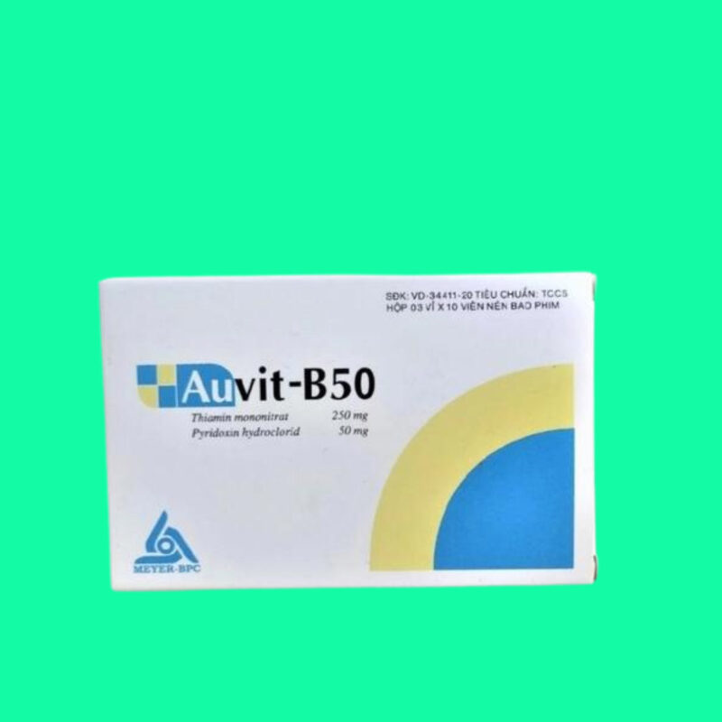 Thuốc Auvit-B50 - Điều trị các tình trạng thiếu hụt Vitamin B