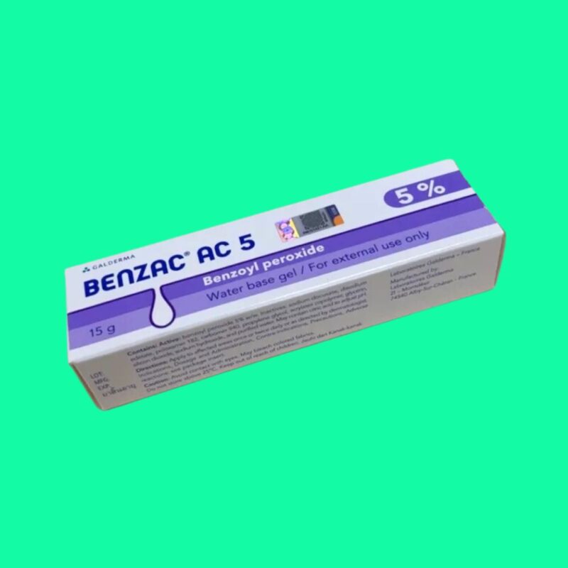Benzac AC 5% điều trị mụn trứng cá - Dược sĩ Lưu Văn Hoàng