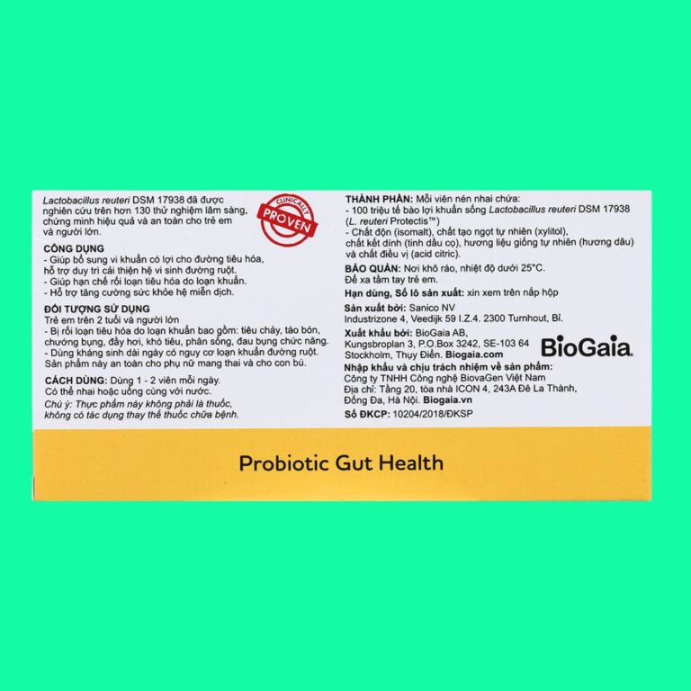 BioGaia Protectis Tablets bổ sung lợi khuẩn cho mẹ bầu - Dược sĩ Lưu ...