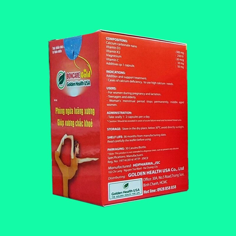 Thuốc Canxi Boncare Gold giúp cải thiện tình trạng thiếu canxi - Dược ...