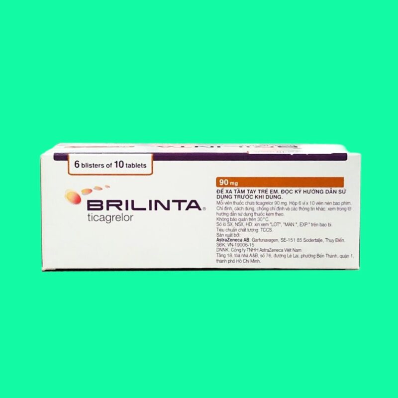 Thuốc Brilinta 90mg: Điều trị và dự phòng huyết khối - Dược sĩ Lưu Văn ...