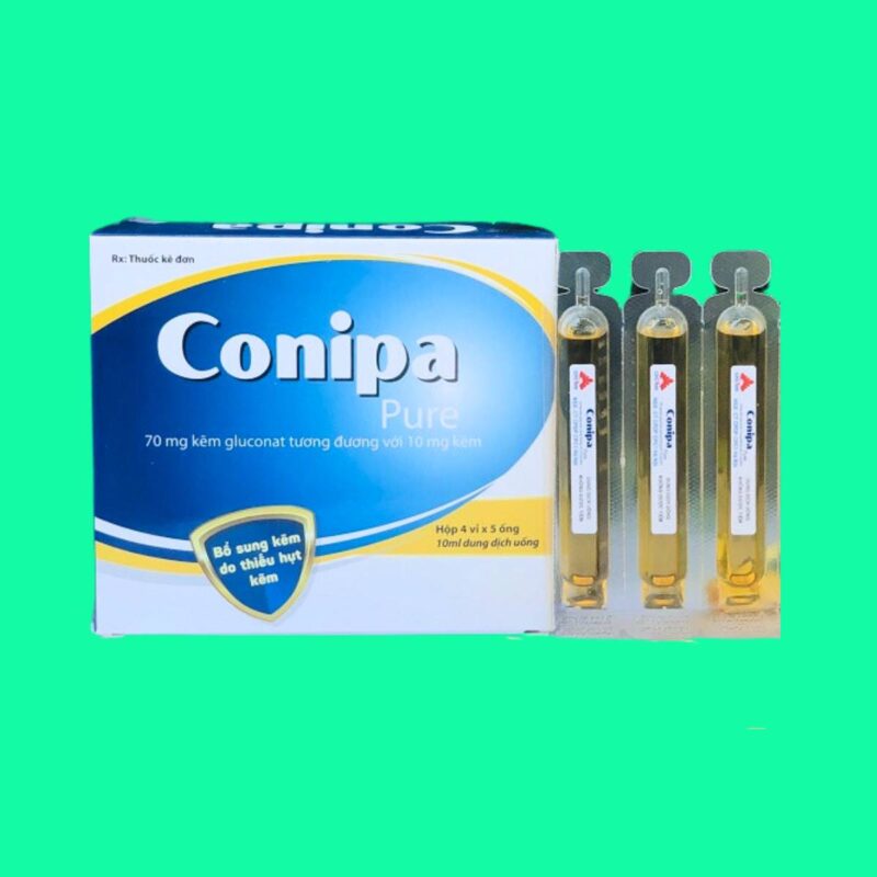 Thuốc Conipa Pure 10ml điều trị bệnh Wilsom, ngừa thiếu kẽm - Dược sĩ Lưu Văn Hoàng