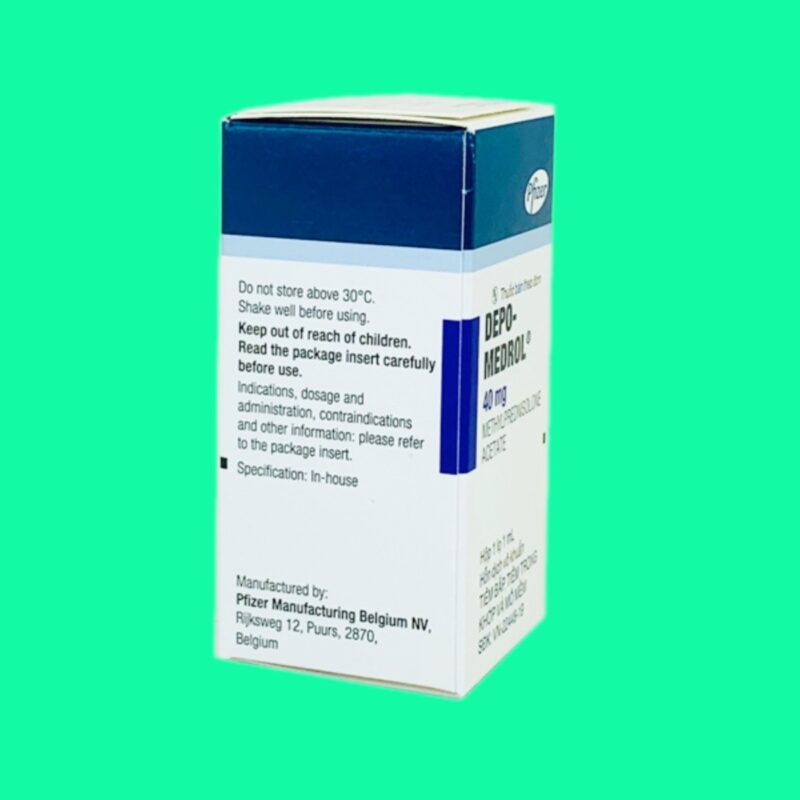 Thuốc Depo-Medrol 40mg: Chống viêm và ức chế miễn dịch - Dược sĩ Lưu ...