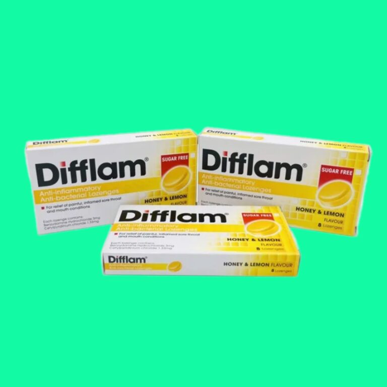 Viên ngậm kháng viêm Difflam vị chanh-mật ong (không đường) - Dược sĩ ...