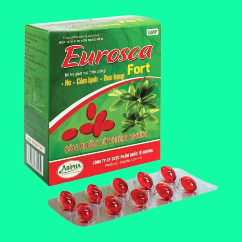 Eurosca Fort là thuốc gì? Eurosca Fort hỗ trợ giảm ho, đau họng - Dược ...