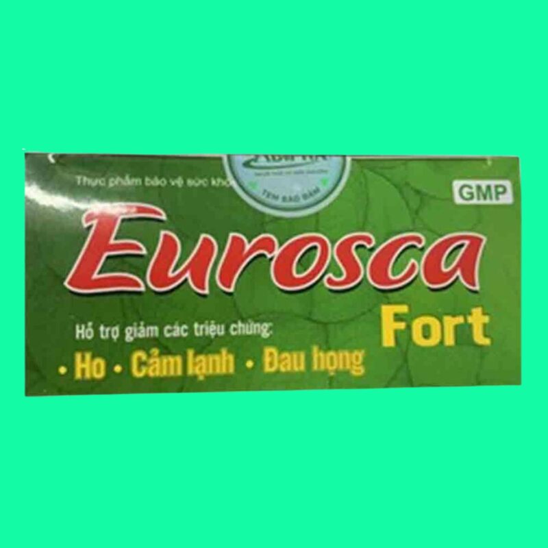 Eurosca Fort là thuốc gì? Eurosca Fort hỗ trợ giảm ho, đau họng - Dược ...