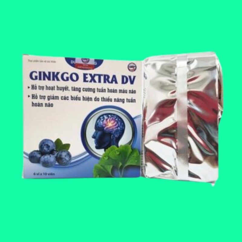 Ginkgo Extra DV cải thiện trí nhớ, tăng cường tuần hoàn máu não - Dược ...
