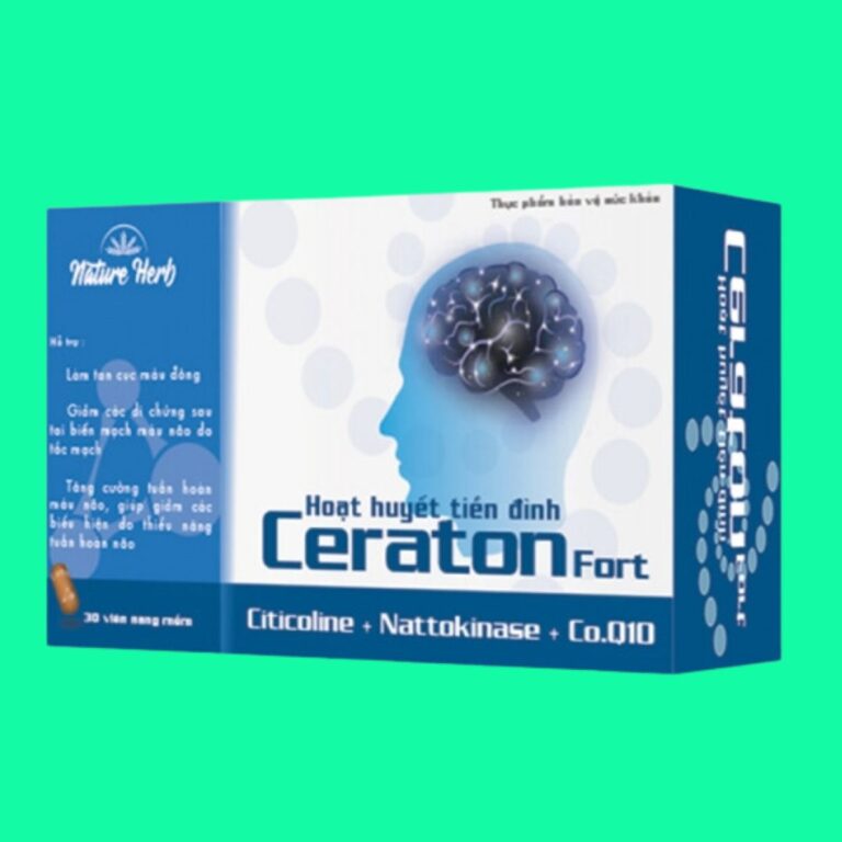 Viên uống Hoạt Huyết Tiền Đình Ceraton Fort Viên uống Hoạt Huyết Tiền ...