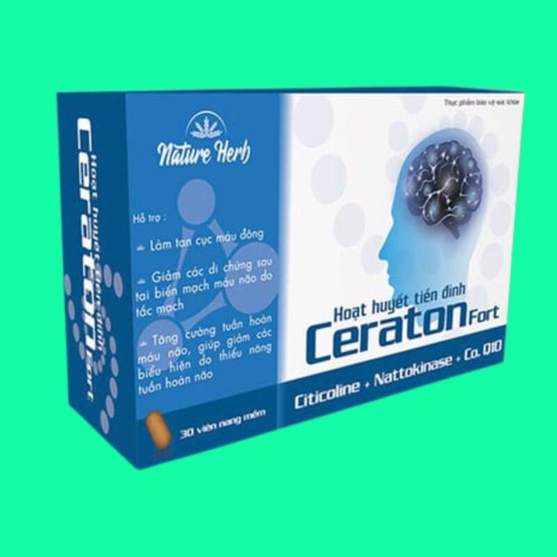 Viên uống Hoạt Huyết Tiền Đình Ceraton Fort Viên uống Hoạt Huyết Tiền ...