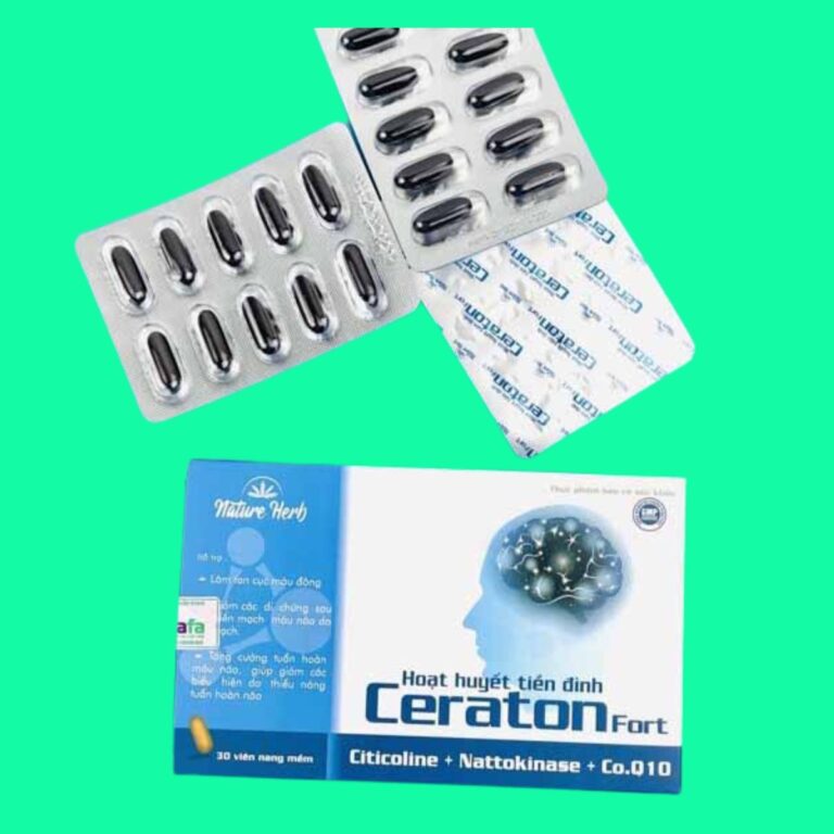 Viên uống Hoạt Huyết Tiền Đình Ceraton Fort Viên uống Hoạt Huyết Tiền ...