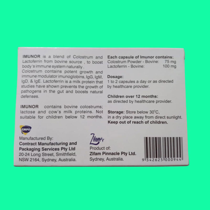 Thuốc Imunor giúp tăng hấp thu sắt, tăng cường miễn dịch - Dược sĩ Lưu ...