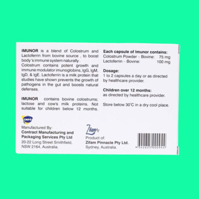 Thuốc Imunor giúp tăng hấp thu sắt, tăng cường miễn dịch - Dược sĩ Lưu ...