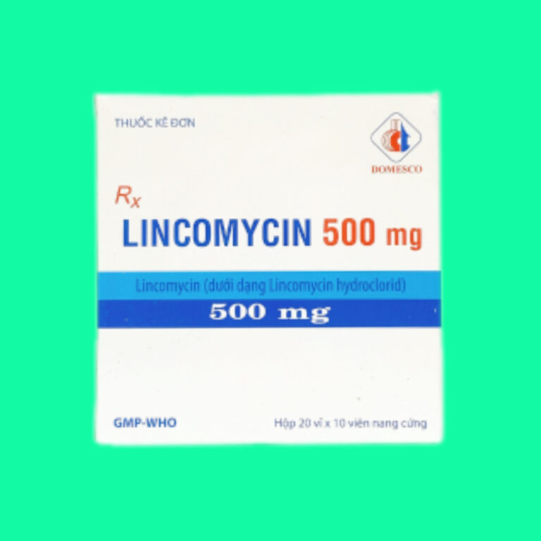 Thuốc Lincomycin 500mg Domesco: Điều trị tình trạng nhiễm khuẩn nặng ...