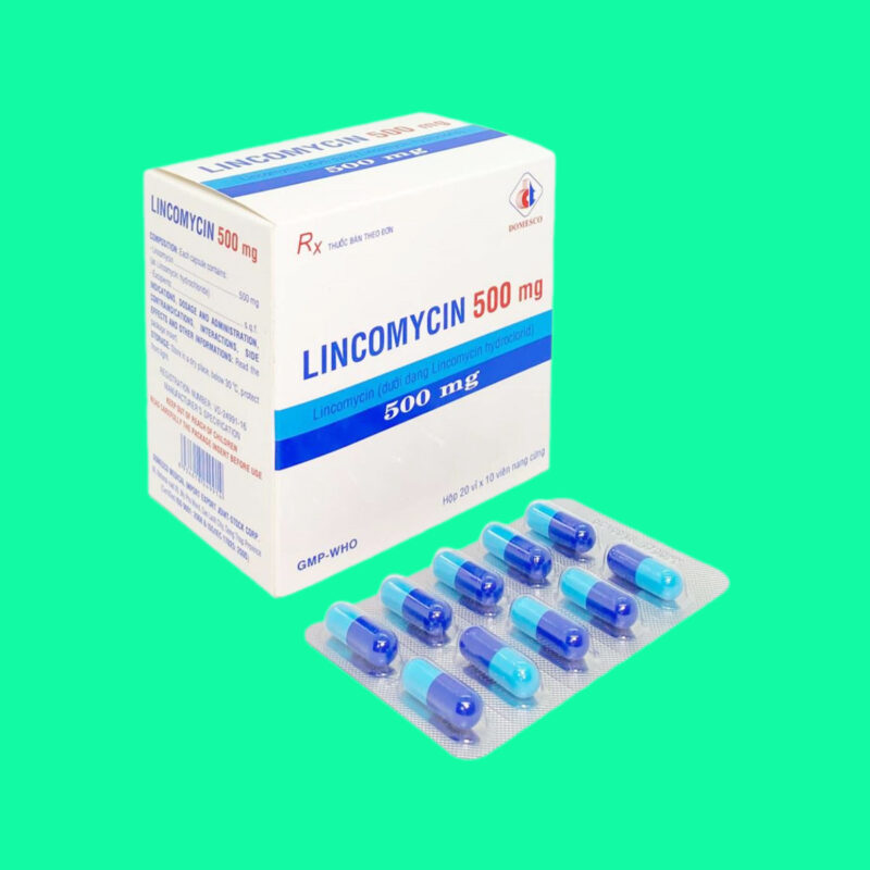 Thuốc Lincomycin 500mg Domesco: Điều trị tình trạng nhiễm khuẩn nặng ...
