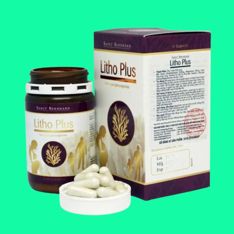 Thuốc Litho Plus 60 viên là thuốc gì? Giá bao nhiêu? - Dược sĩ Lưu Văn Hoàng