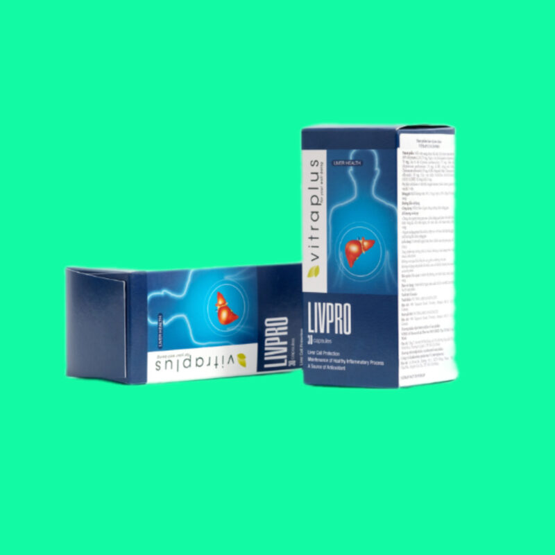VitraPlus LivPro: Bổ gan, giải độc và tăng cường chức năng gan - Dược ...