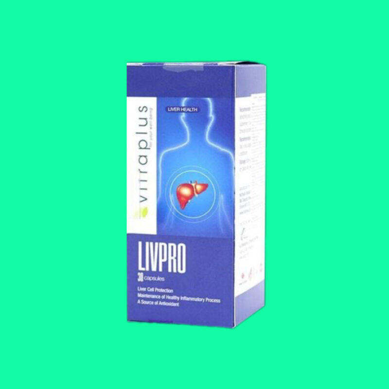 VitraPlus LivPro: Bổ gan, giải độc và tăng cường chức năng gan - Dược ...