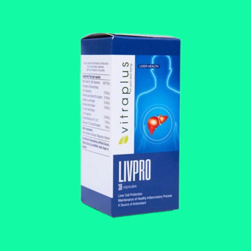 VitraPlus LivPro: Bổ gan, giải độc và tăng cường chức năng gan - Dược ...