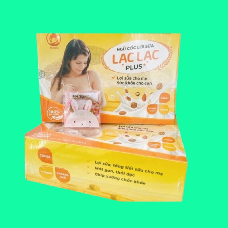 Ngũ cốc lợi sữa lạc lạc Plus+ cung cấp dinh dưỡng cho phụ nữ sau sinh ...