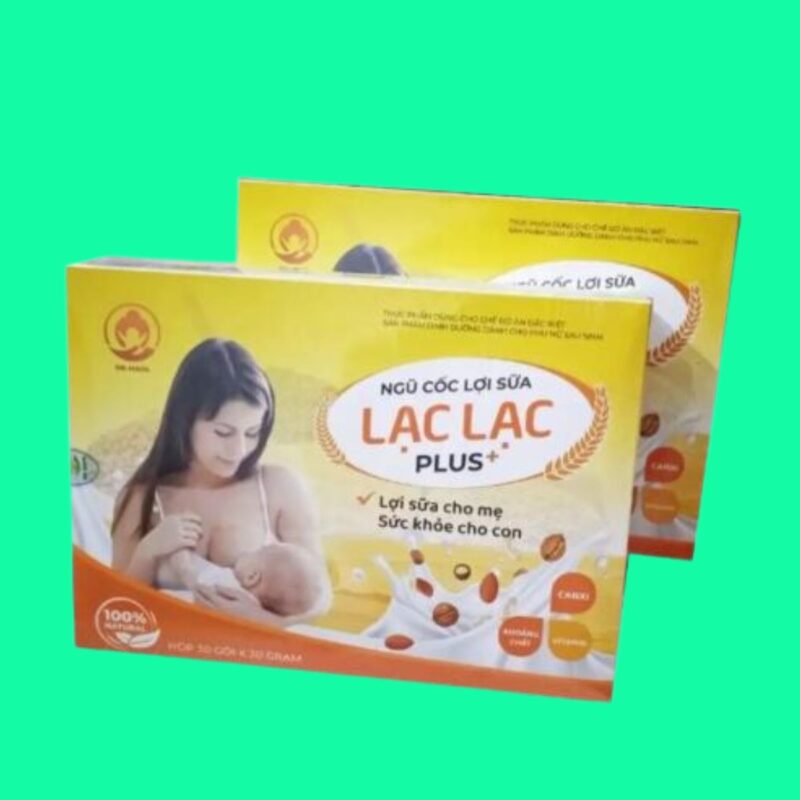 Ngũ cốc lợi sữa lạc lạc Plus+ cung cấp dinh dưỡng cho phụ nữ sau sinh ...