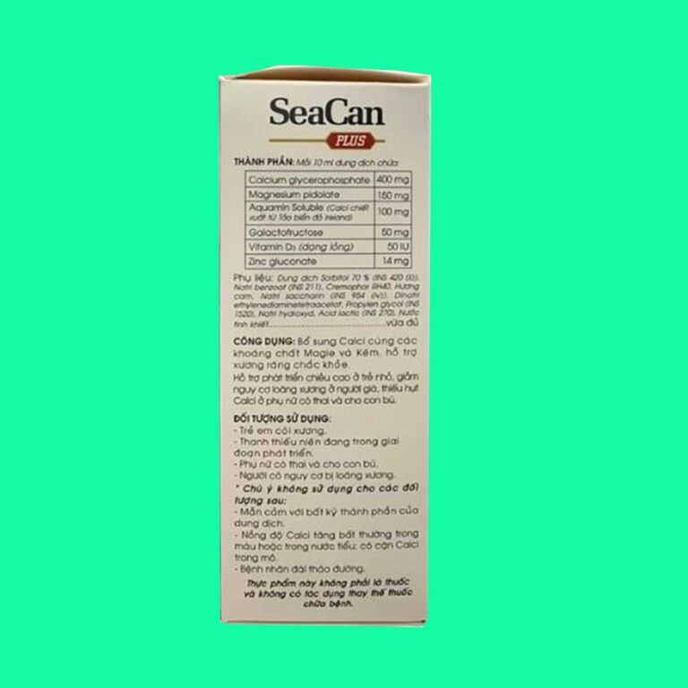 Seacan Plus: Bổ sung Canxi tự nhiên đến từ Tảo biển - Dược sĩ Lưu Văn Hoàng