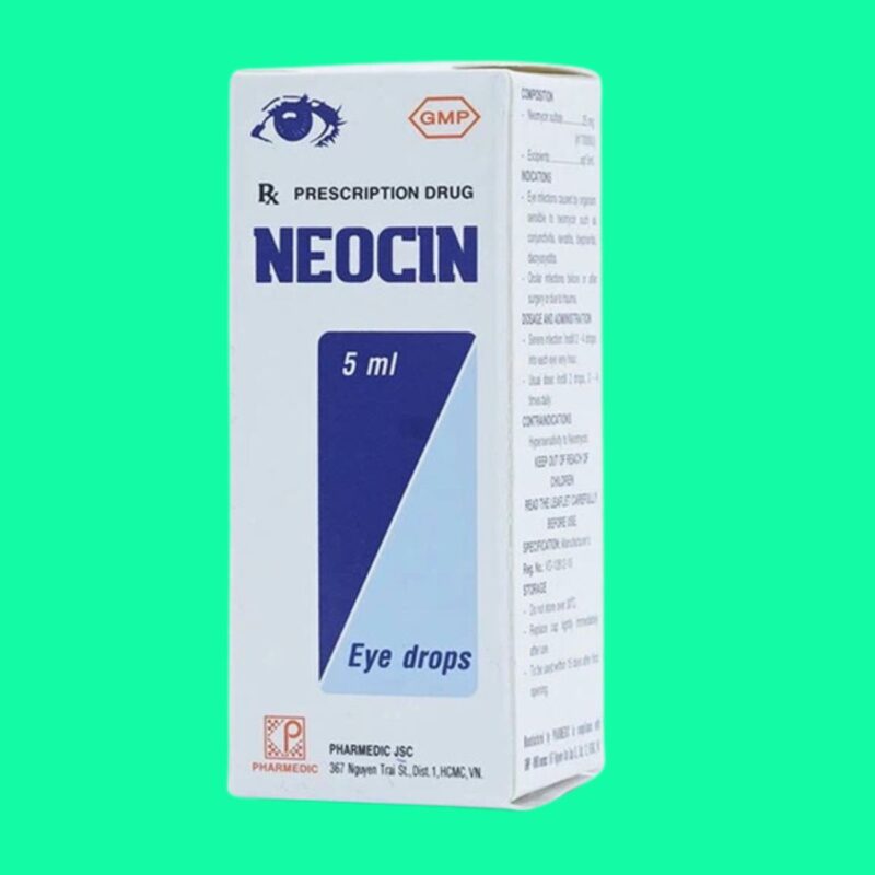 Thuốc nhỏ mắt Neocin 5ml dùng trong điều trị nhiễm khuẩn mắt - Dược sĩ ...