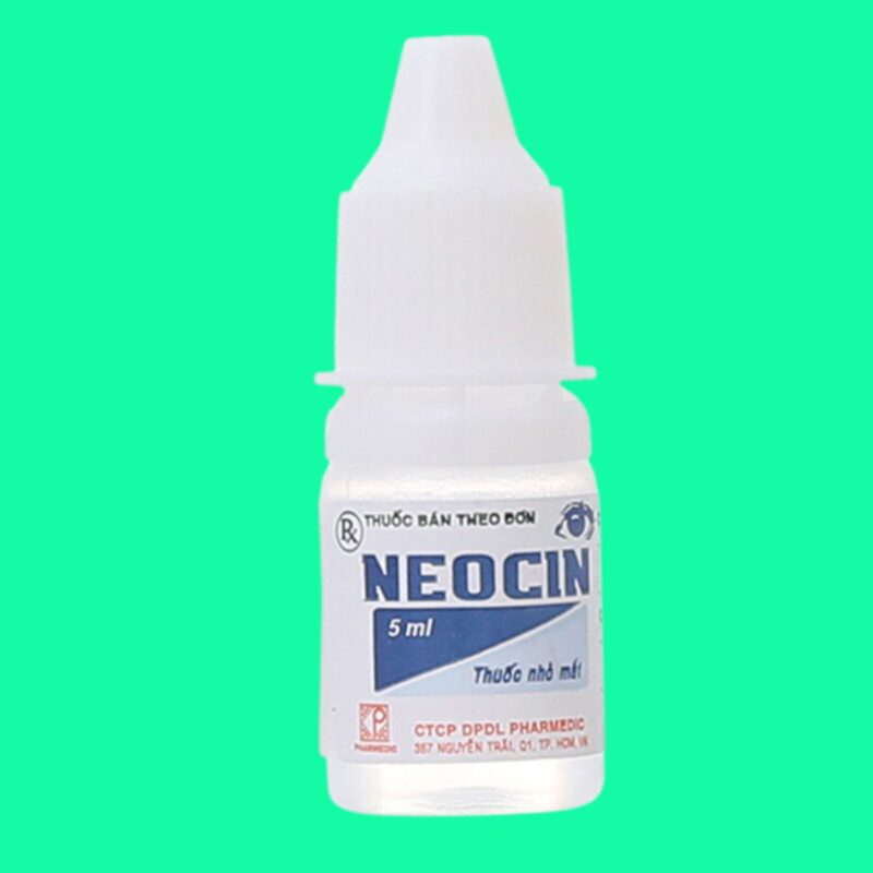 Thuốc nhỏ mắt Neocin 5ml dùng trong điều trị nhiễm khuẩn mắt - Dược sĩ ...