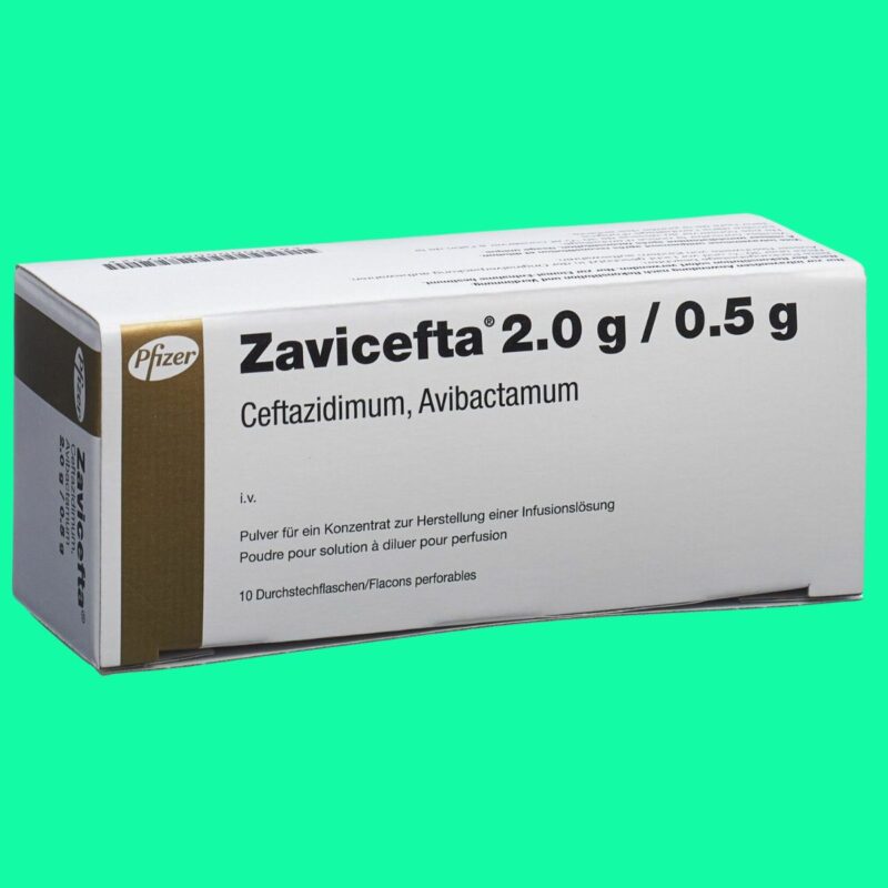 Zavicefta 2g/0,5g Thuốc Zavicefta 2g/0,5g điều trị viêm phổi bệnh viện ...