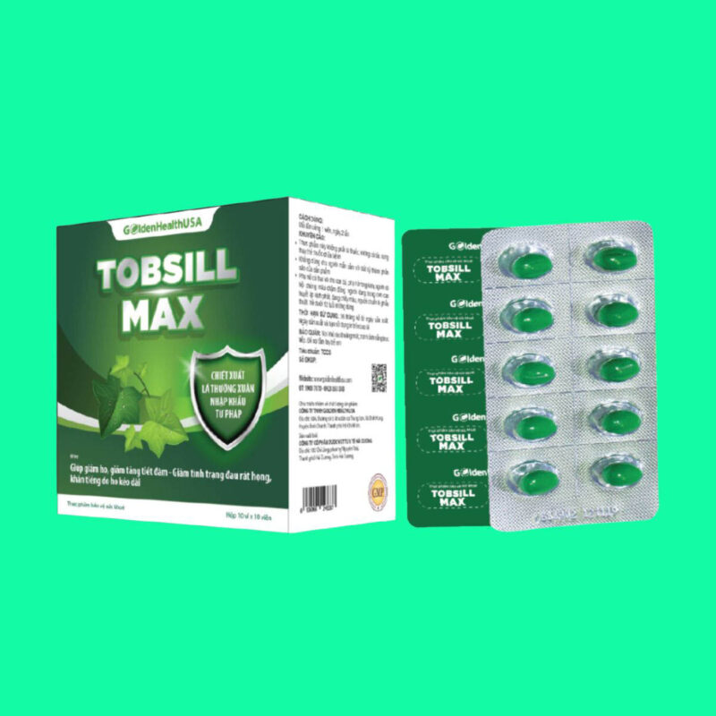 Thuốc Tobsill Max là thuốc gì? Giá bao nhiêu? - Dược sĩ Lưu Văn Hoàng