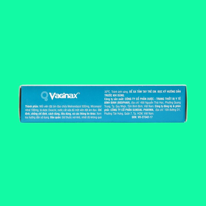 Viên đặt Vaginax: Điều trị tình trạng nhiễm nấm âm đạo - Dược sĩ Lưu ...