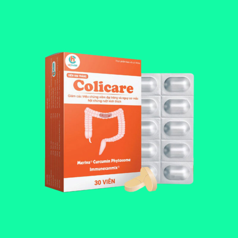 Viên đại tràng Colicare - Hỗ trợ giảm triệu chứng viêm đại tràng - Dược ...