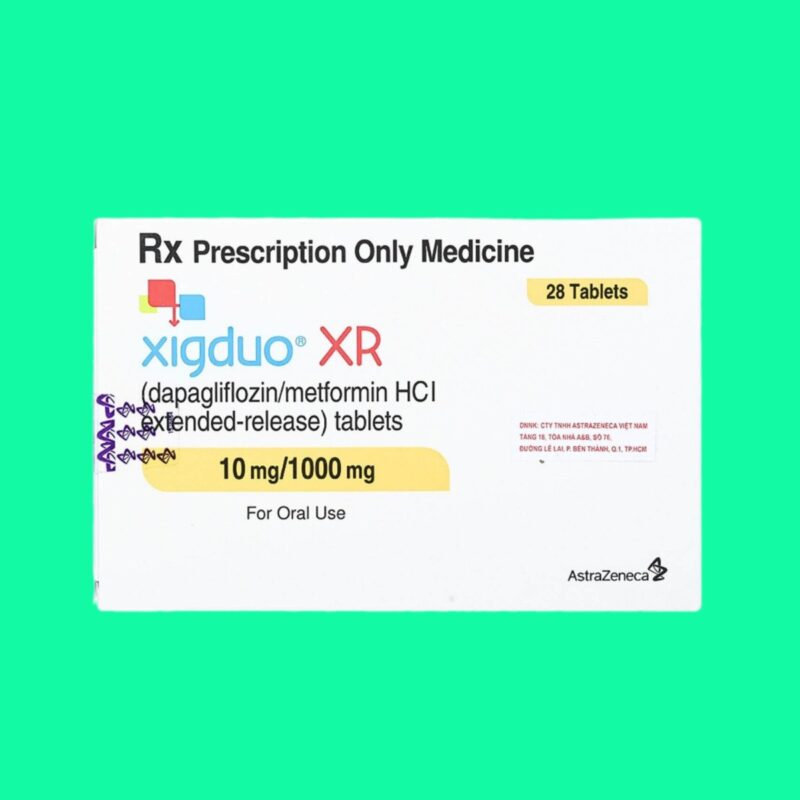 Thuốc Xigduo XR 10mg/1000mg: Điều trị bệnh tiểu đường - Dược sĩ Lưu Văn ...