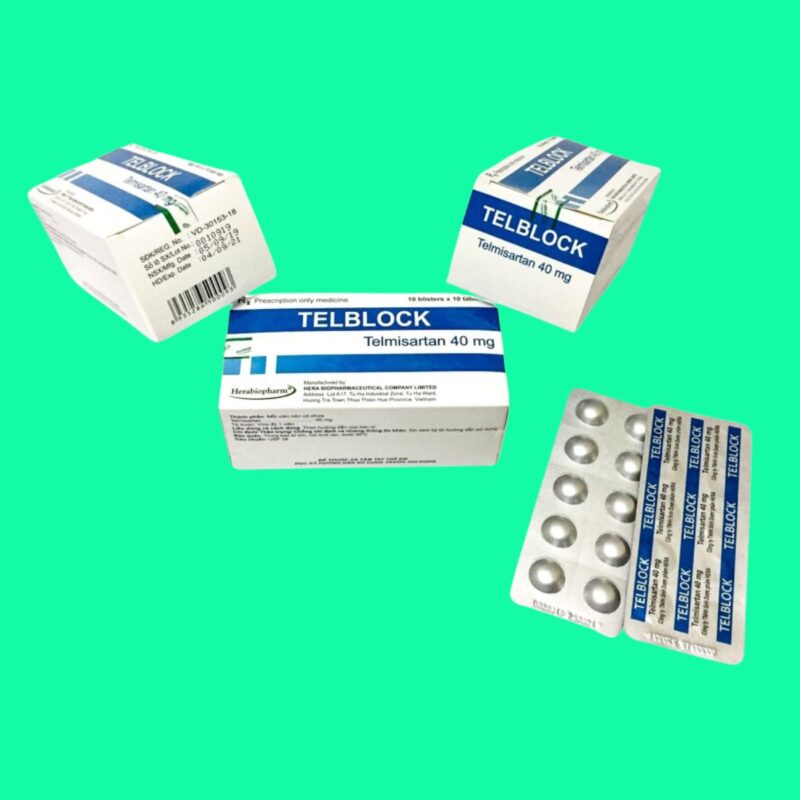 Thuốc Telblock 40mg trị tăng huyết áp - Dược sĩ Lưu Văn Hoàng
