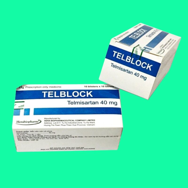 Thuốc Telblock 40mg trị tăng huyết áp - Dược sĩ Lưu Văn Hoàng