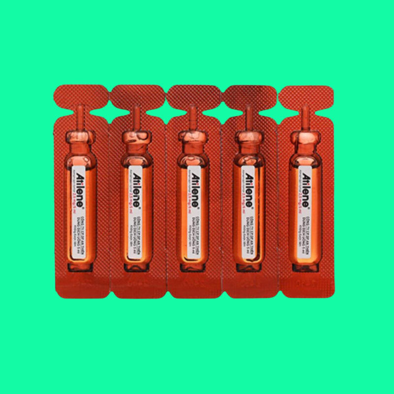 Thuốc ho Atilene ống 2,5mg/5ml là thuốc gì? Có tác dụng gì? - Dược sĩ ...