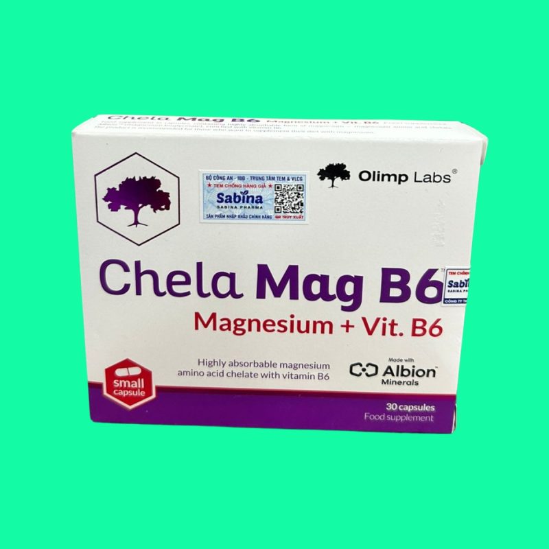 Thuốc Chela-Mag B6 Olimp Labs tăng cường hoạt động hệ thần kinh