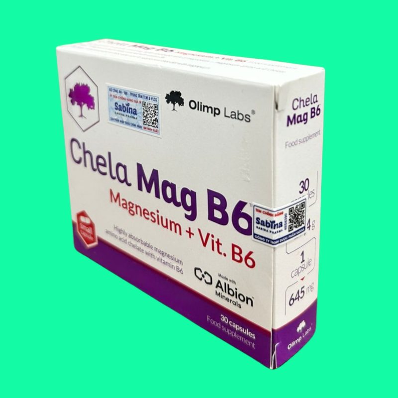 Thuốc Chela-Mag B6 Olimp Labs tăng cường hoạt động hệ thần kinh