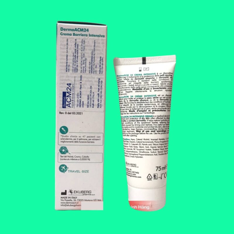 Kem Dermo ACM 24 Face & Body Cream 75ml dưỡng ẩm cho da khô - Dược sĩ ...