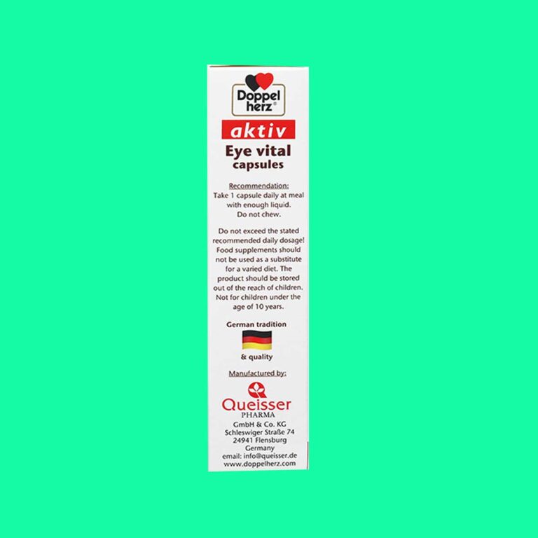 Doppelherz Aktiv Eye Vital Capsules: Hỗ trợ tăng cường thị lực - Dược ...