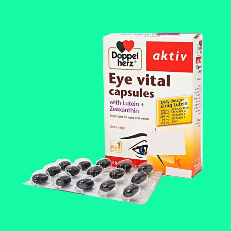 Doppelherz Aktiv Eye Vital Capsules: Hỗ trợ tăng cường thị lực - Dược ...