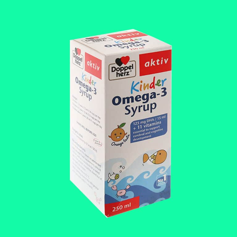 Doppelherz Aktiv Kinder Omega-3 Syrup: Hỗ trợ phát triển trí não và thị ...